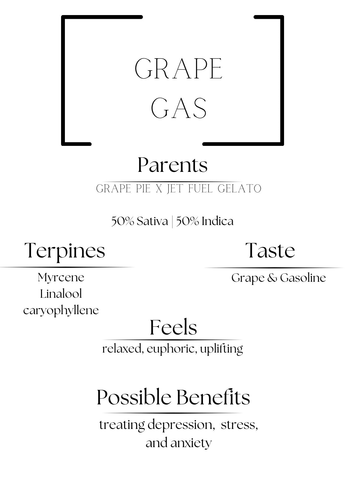 Grape Gas 1/8 – California Opulence